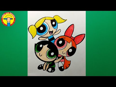 Drawing The Powerpuff Girls easy step by step / How to draw The ...