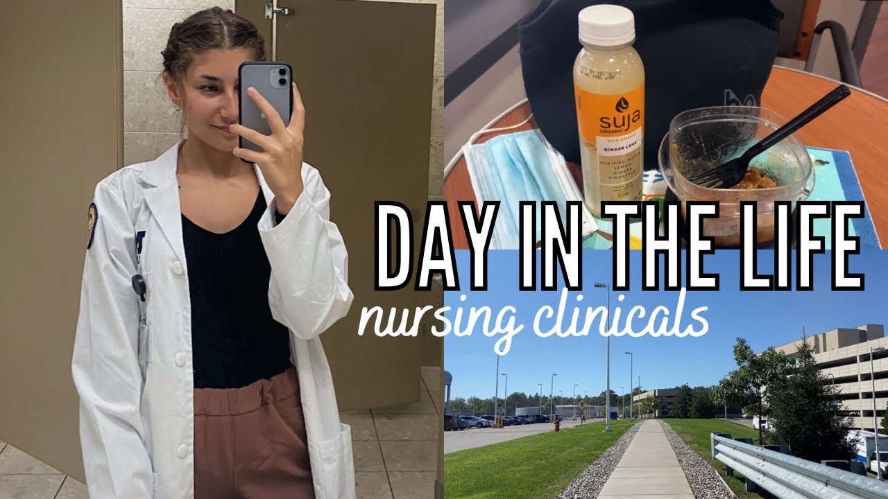 CLINICAL DAY IN THE LIFE of a nursing student - YouTube