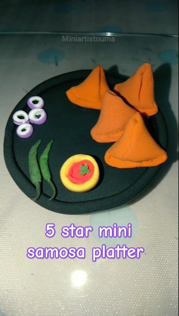 Cutest Mini Samosa 🤭😋| Miniature| Clay craft Ideas #easycrafts #diy # ...