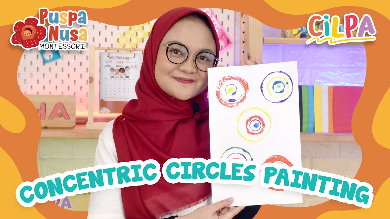 CILPA - Februari 2023 - Concentric Circles Painting - YouTube