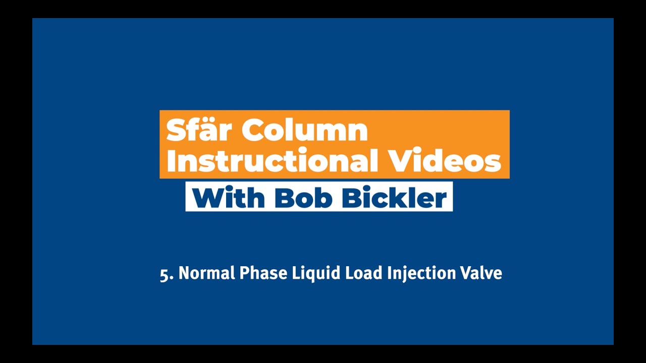 Biotage® Sfär Column Series: Normal phase liquid load with injection ...