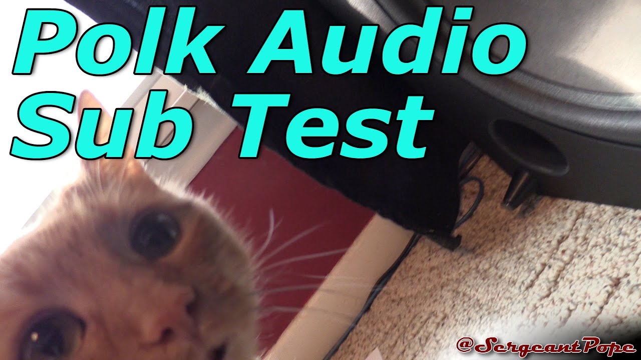 Polk Audio 12" Powered Subwoofer Bass Test - YouTube