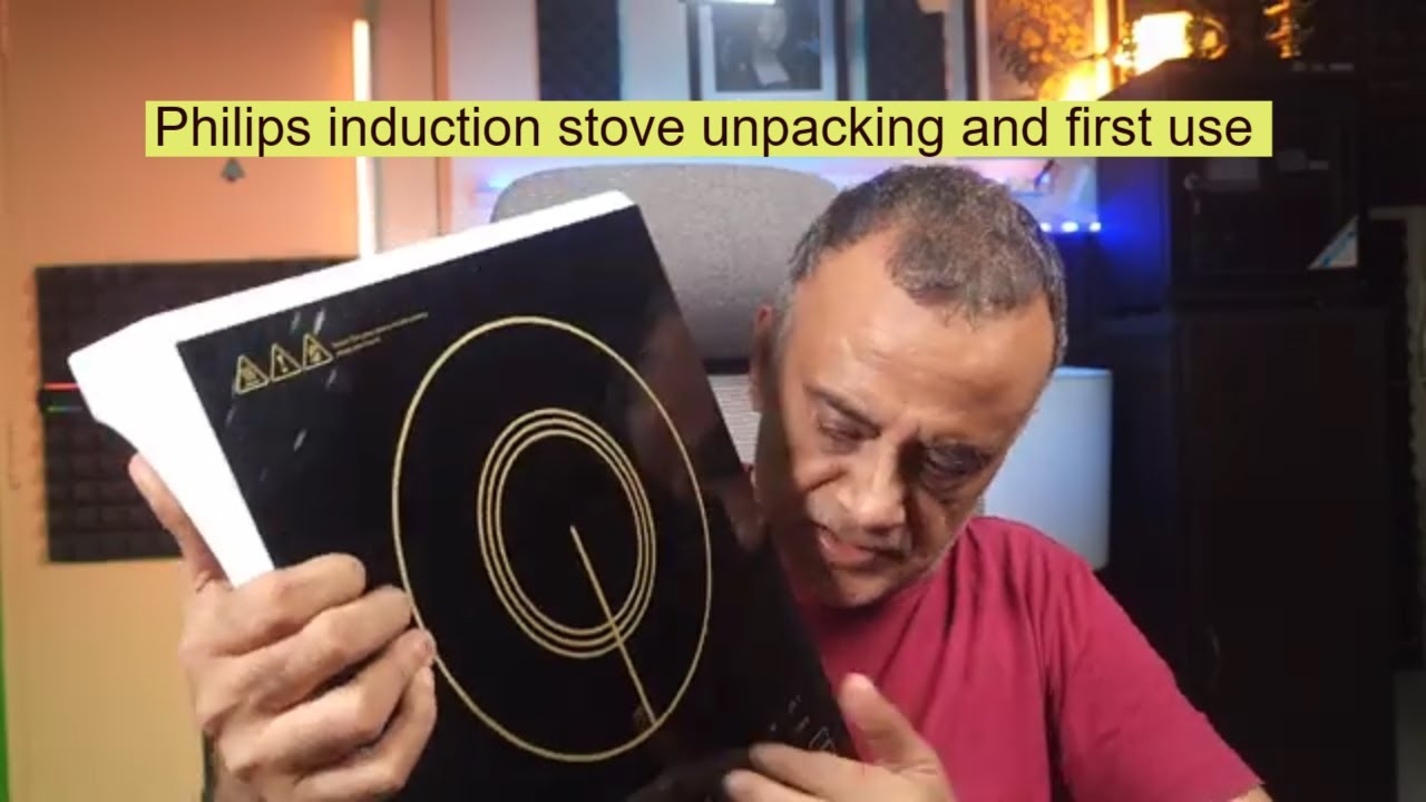 Philips induction stove HD 4938 unpacking and first use. - YouTube