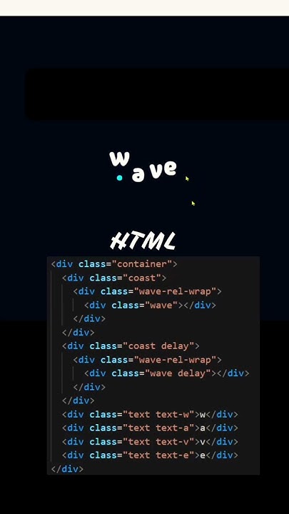 Wave effect using CSS🚀🚀🚀🚀. #css #htmlcss #html5css3 #csstips #animation #programmer #csstrick ...