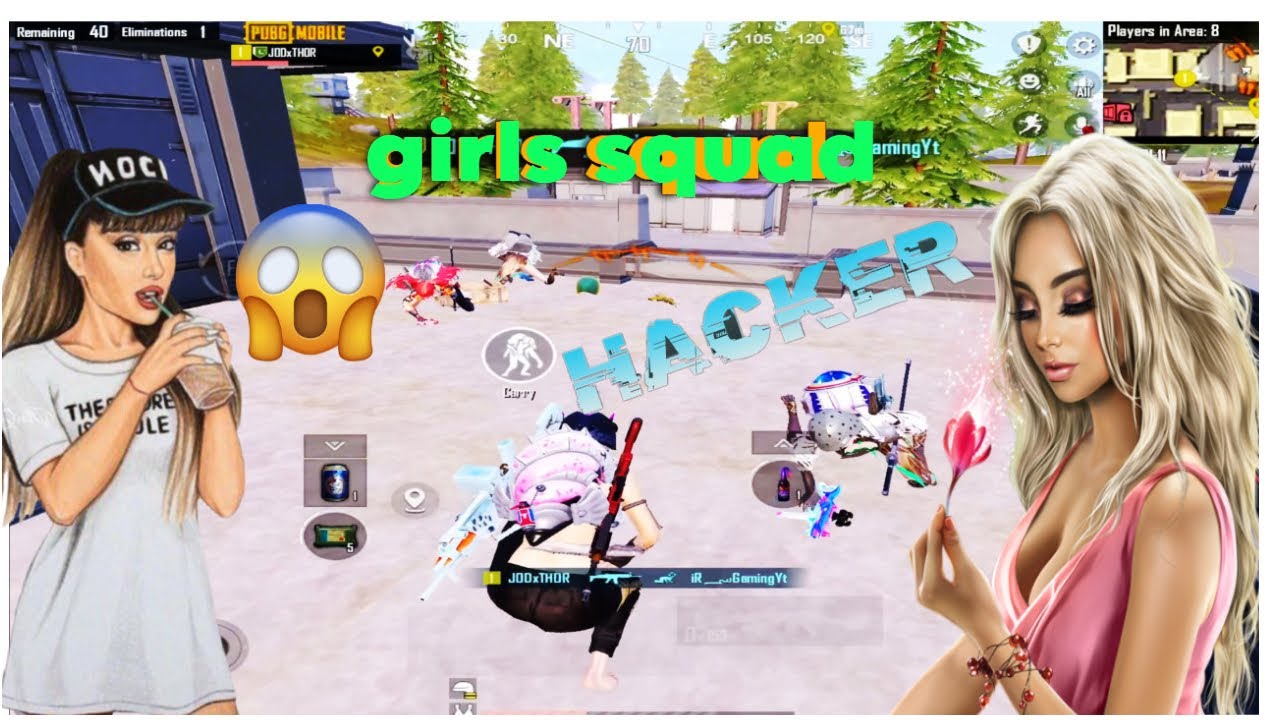 Random Girls Solo Vs Squad😱 Pubg Mobile Samsung A7 A8 J5 J6 J7 J2