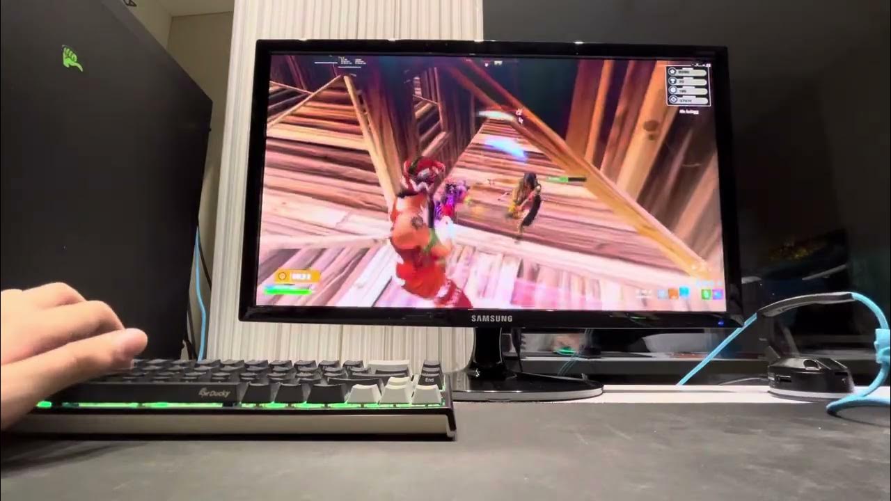 First Person POV professional Fortnite gameplay and keyboard and mouse asmr - YouTube