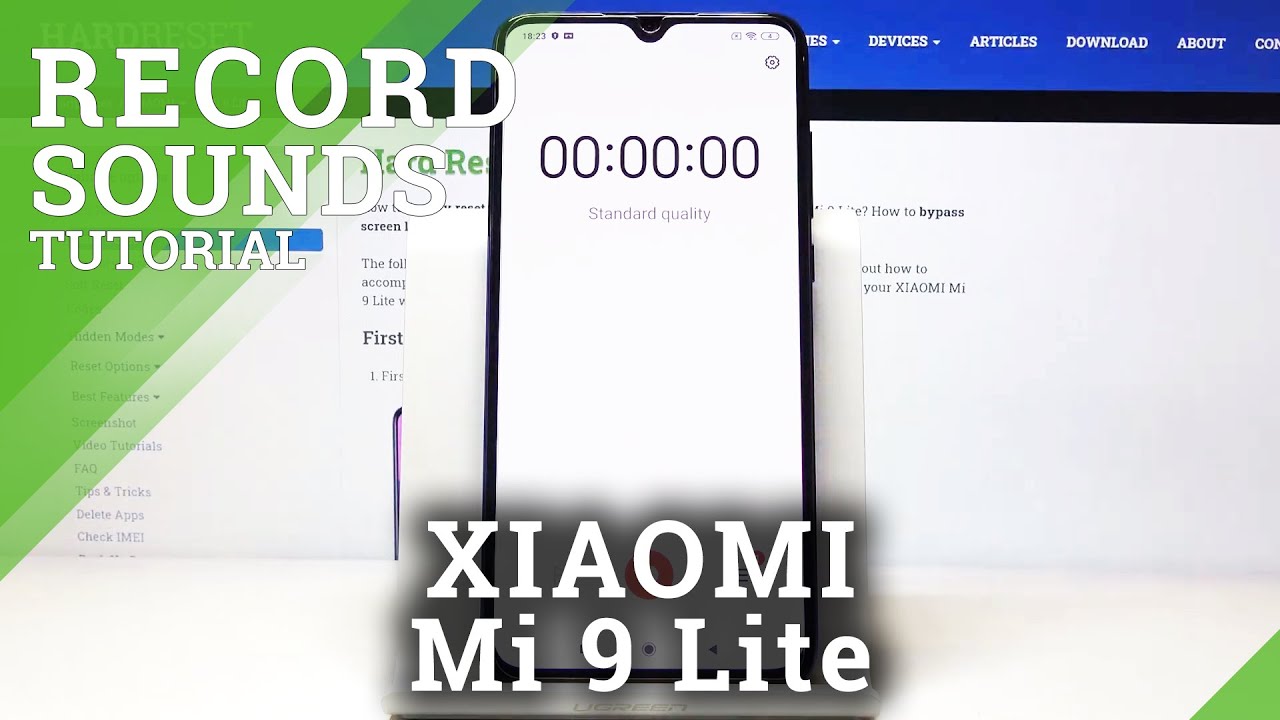 How to Record Sounds in XIAOMI Mi 9 Lite – Activate Recorder - YouTube