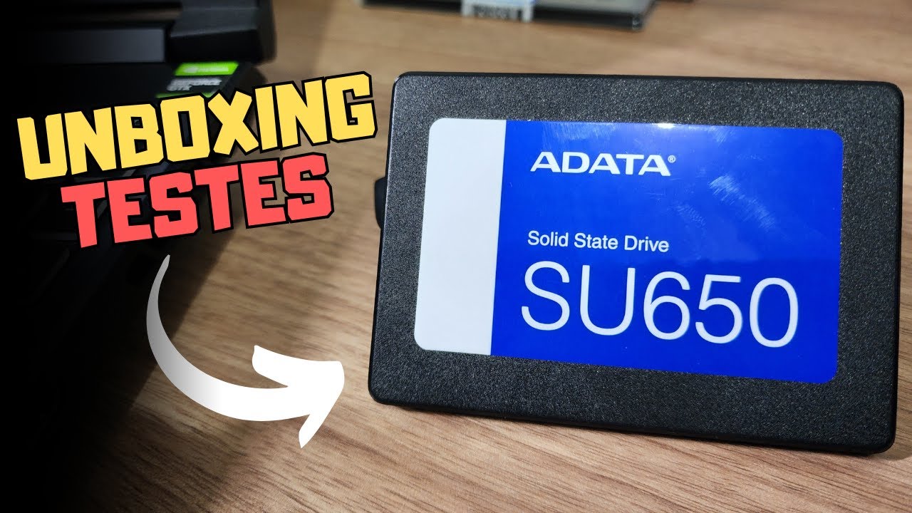 SSD ADATA SU650 | Unboxing e Primeiros Testes - YouTube