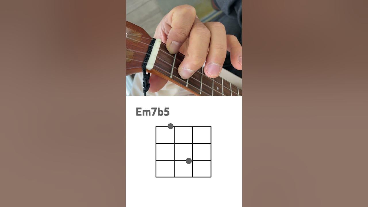 ウクレレEm7b5の音 - YouTube