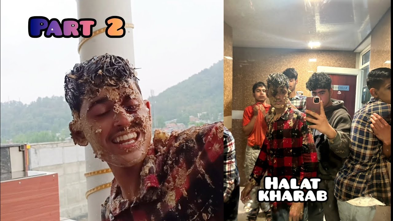 My friend's birthday celebration/part 2/ halat hue khrb - YouTube