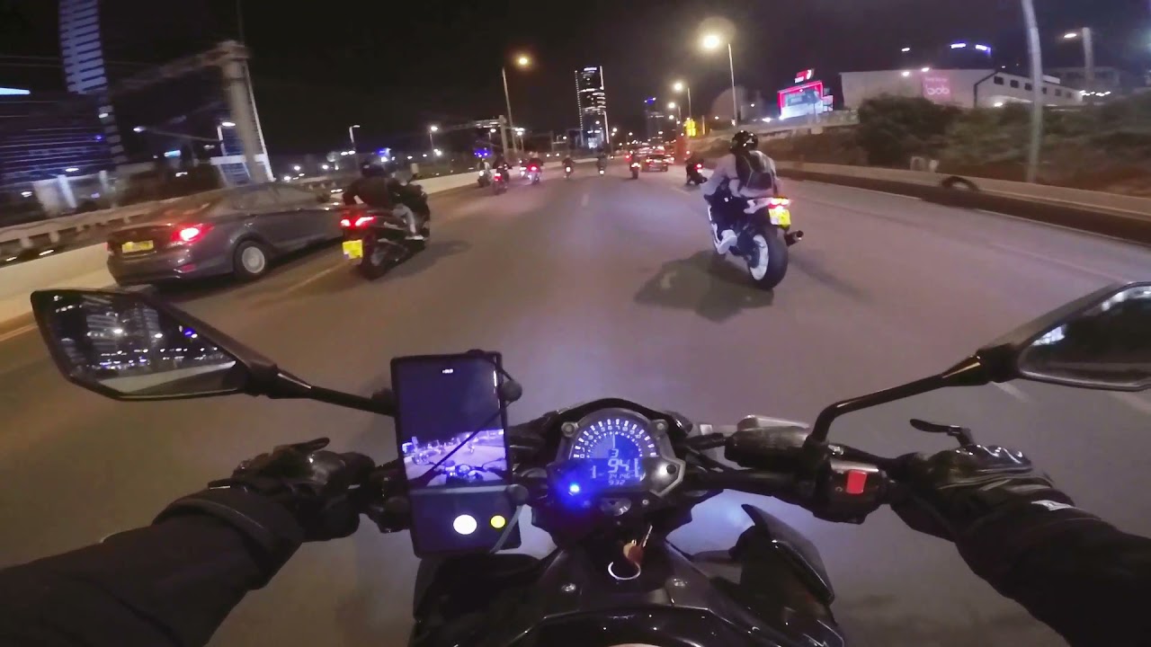 Kawasaki Ninja H2r Wheelie Top Speed , Night Ride - YouTube