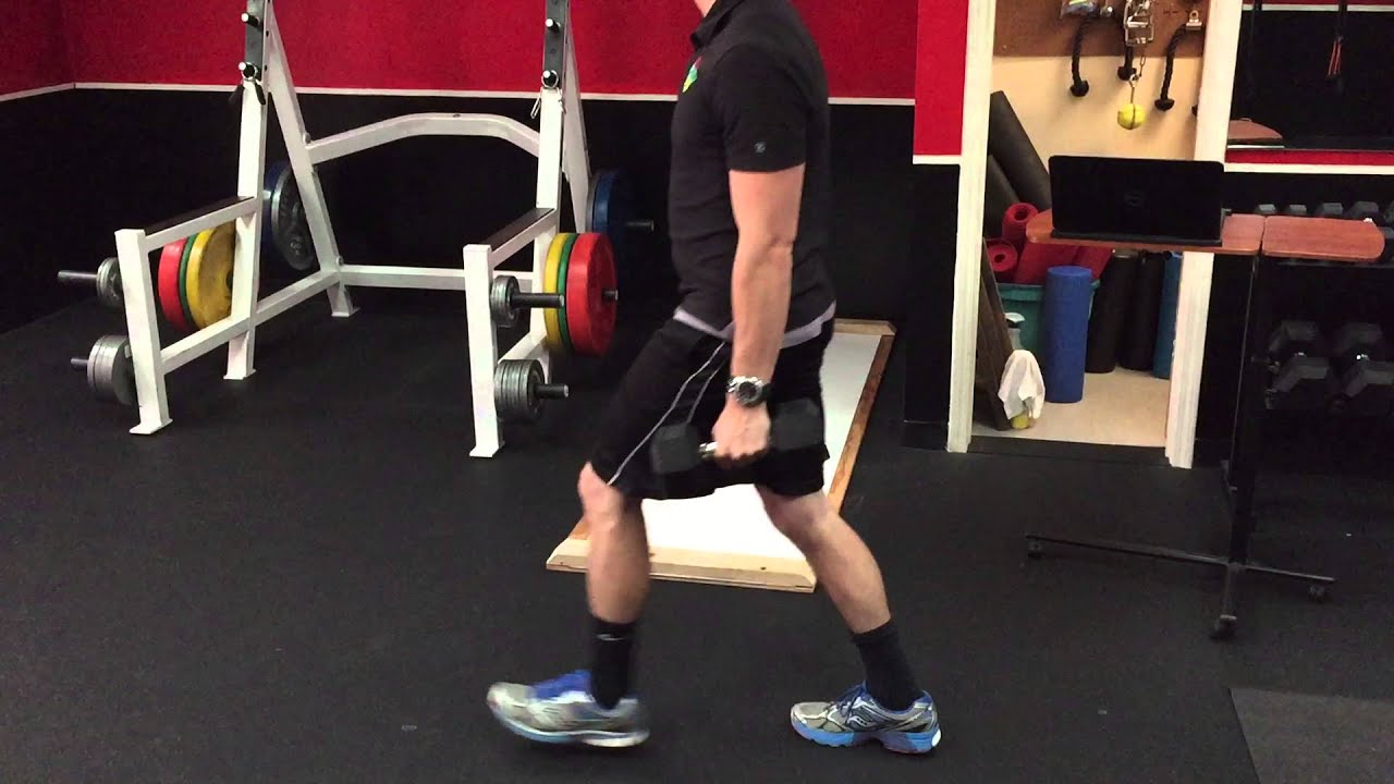 Alternating Front Lunges - YouTube