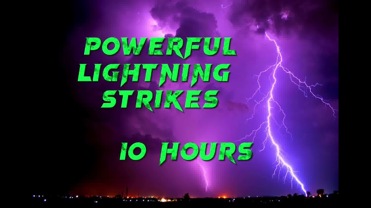POWERFUL THUNDERSTORM & LIGHTNING Sound For Meditation, Relaxation ...