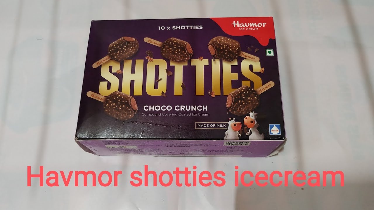 Havmor shotties choco crunch icecream #asmr #icecream #kulfi #havmor ...
