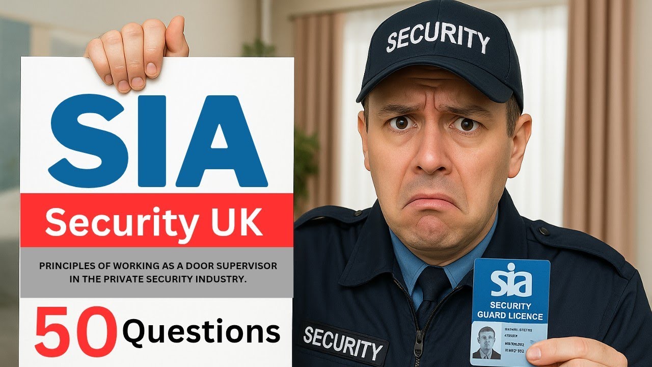 Security Guard Training in UK, Exam Questions for UK Security Licence ...