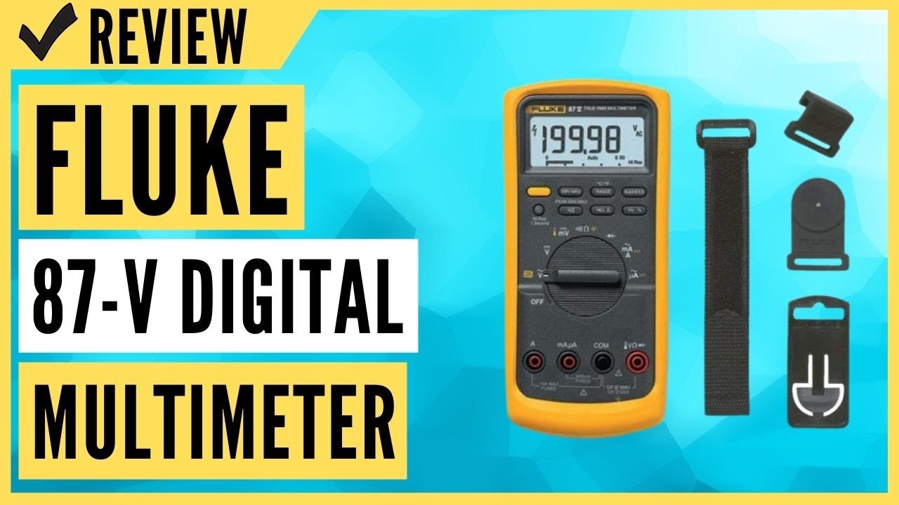Fluke 87-V Digital Multimeter & TPAK Meter Hanging Kit Review - YouTube
