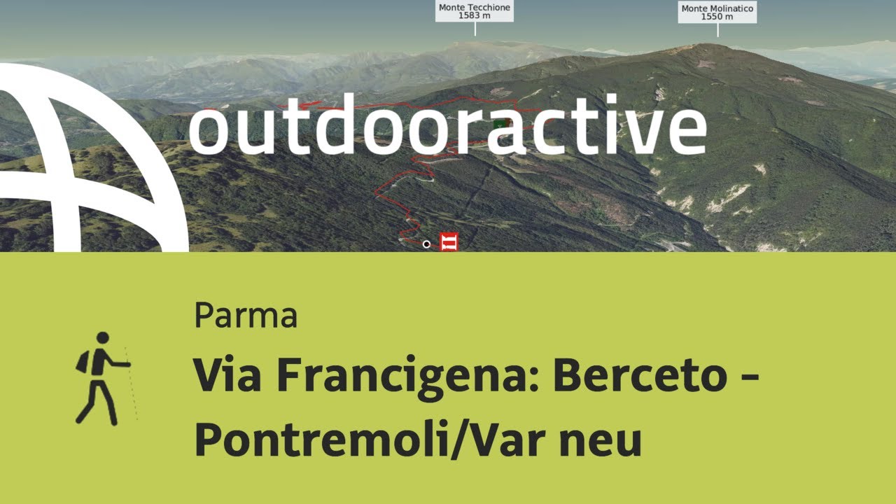 Pilgerweg in Parma: Via Francigena: Berceto - Pontremoli/Var neu - YouTube