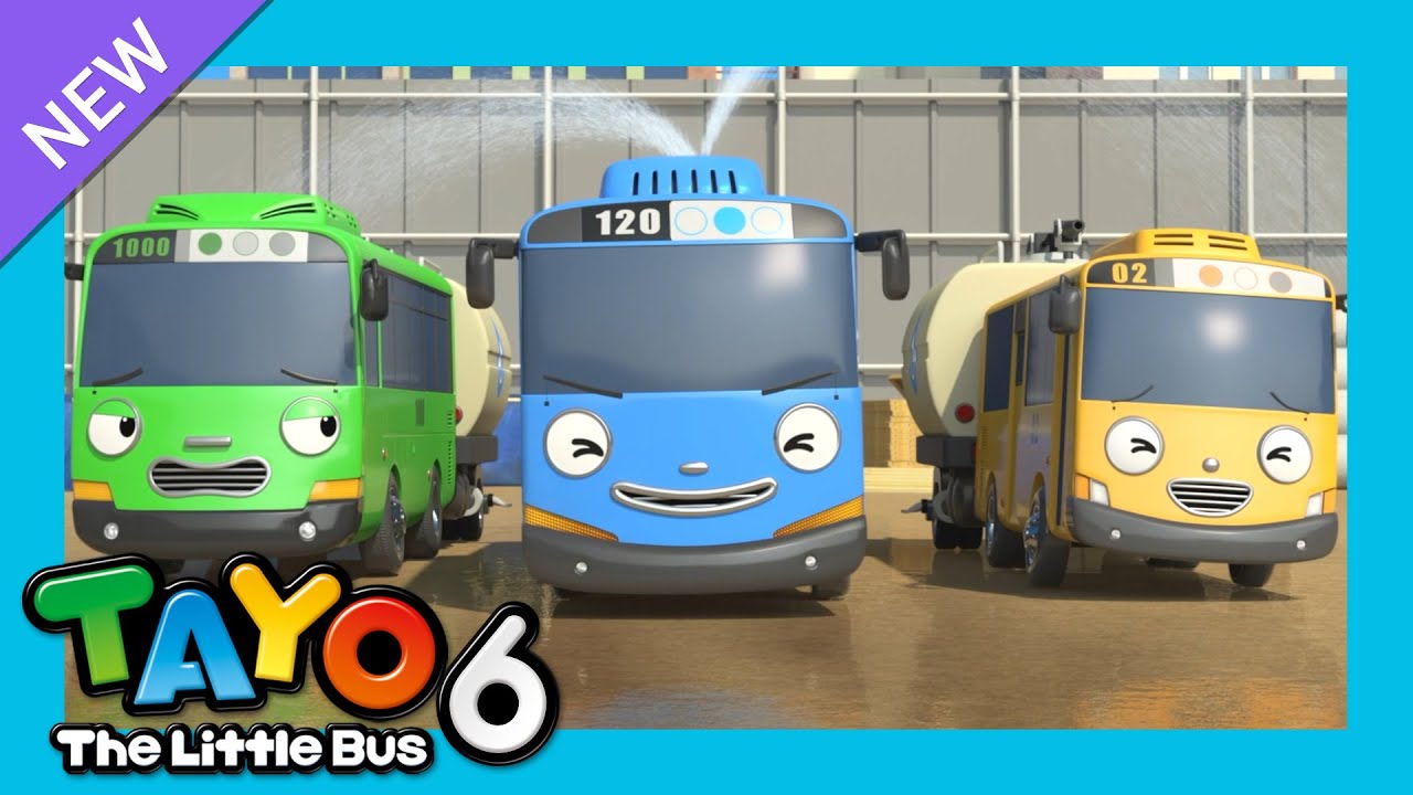 Tayo S6 EP5 Rubby Becomes a Sprinkler Truck l Tayo English Episodes l ...