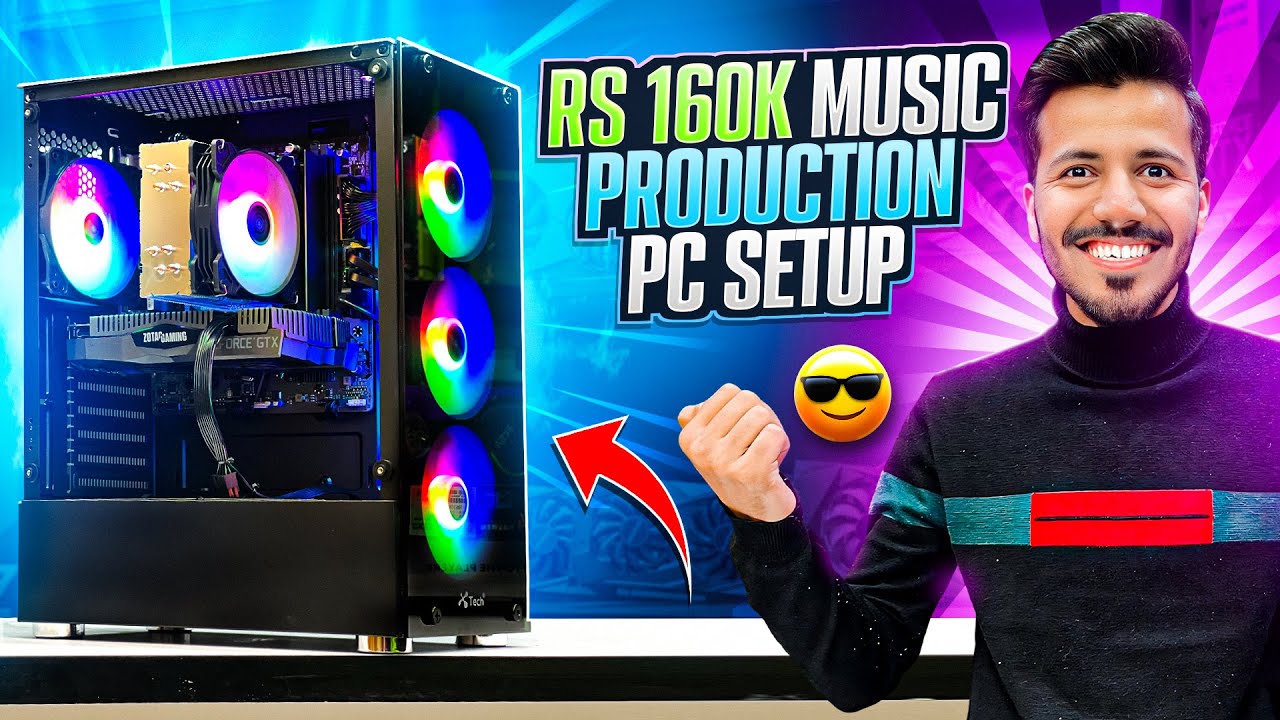 Rs 160K Best GAMING & MUSIC PRODUCTION PC build Setup for Rapper Client ...