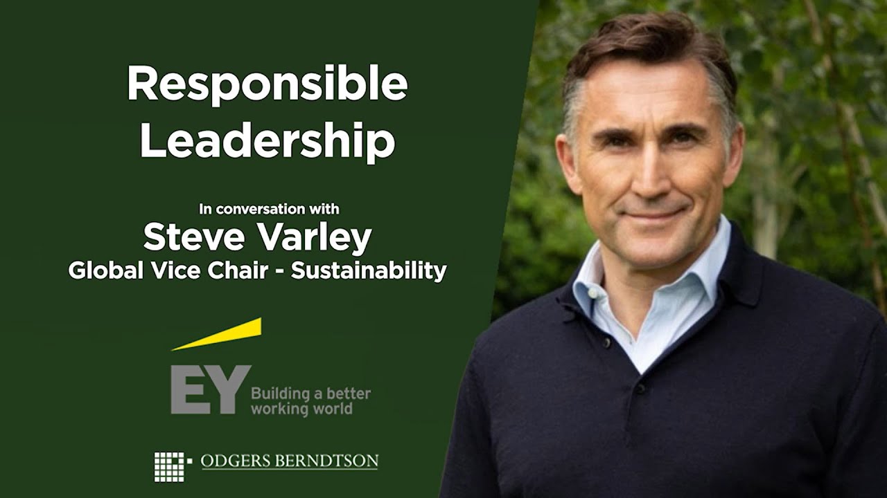 Responsible Leadership: An interview with EY’s Global Vice Chair ...