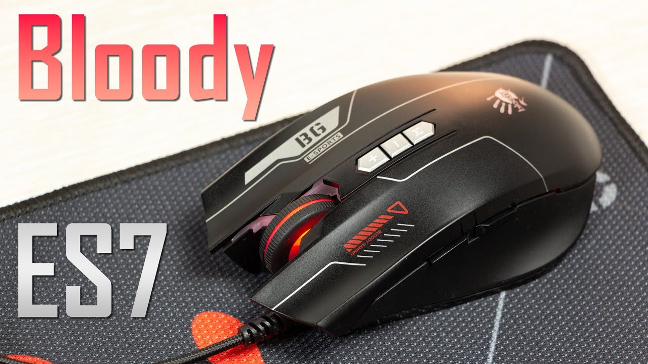 Огляд Bloody ES7 - бюджетна ігрова миша 🐭 ️з ціною до $20, підсвіткою і ...