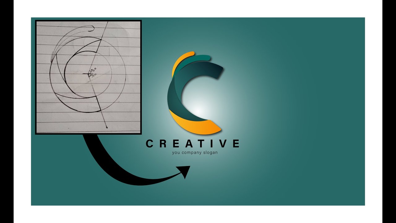 Letter C Design | Alphabet Series | Adobe Illustrator Tutorial | Guru ...