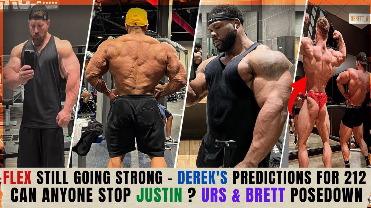 Flex still going strong +Justin & Stan looking peeled +Urs training ...