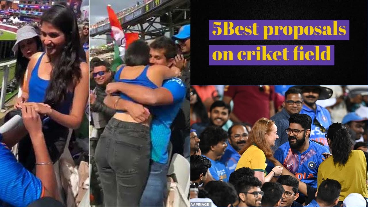 5 best cricket proposal video ever | cricket proposal moments - YouTube