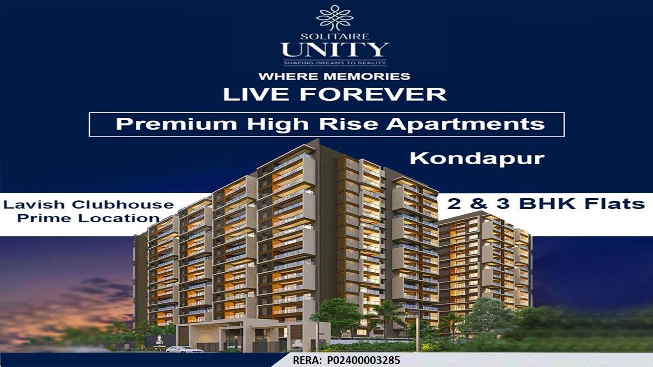 Technopolis solitaire Unity - 2 & 3 BHK Ready to Move in 6 Months ...