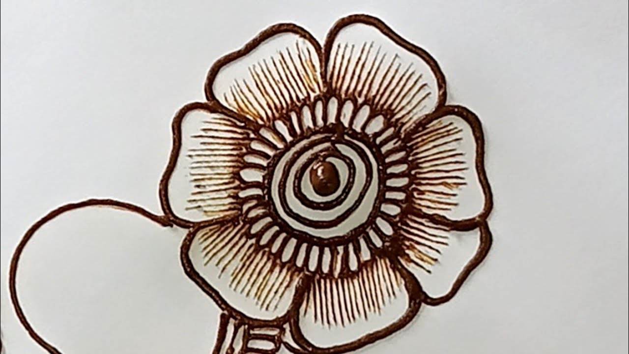 Easy Pencil Mehndi Design | Basic Mehndi Design Stap by Step | Stylish ...