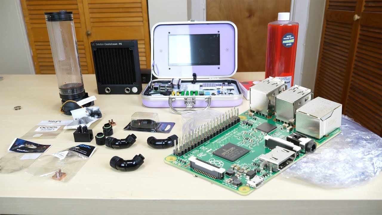 Water Cooled Raspberry Pi 3 B+: The Parts! - YouTube