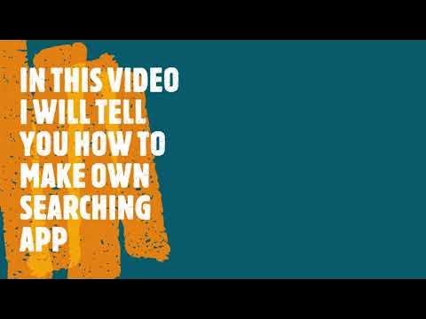 HOW TO MAKE OWN SEARCHING APP USING [KODULAR] [MIT APP INVENTER] | APP CREATOR - YouTube