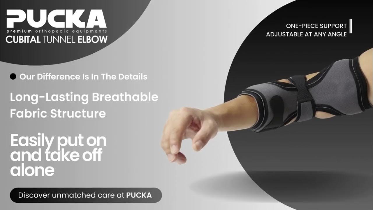 PUCKA - Elbow Brace for Cubital Tunnel Syndrome Ulnar Nerve Adjustable Elbow Splint - First ...