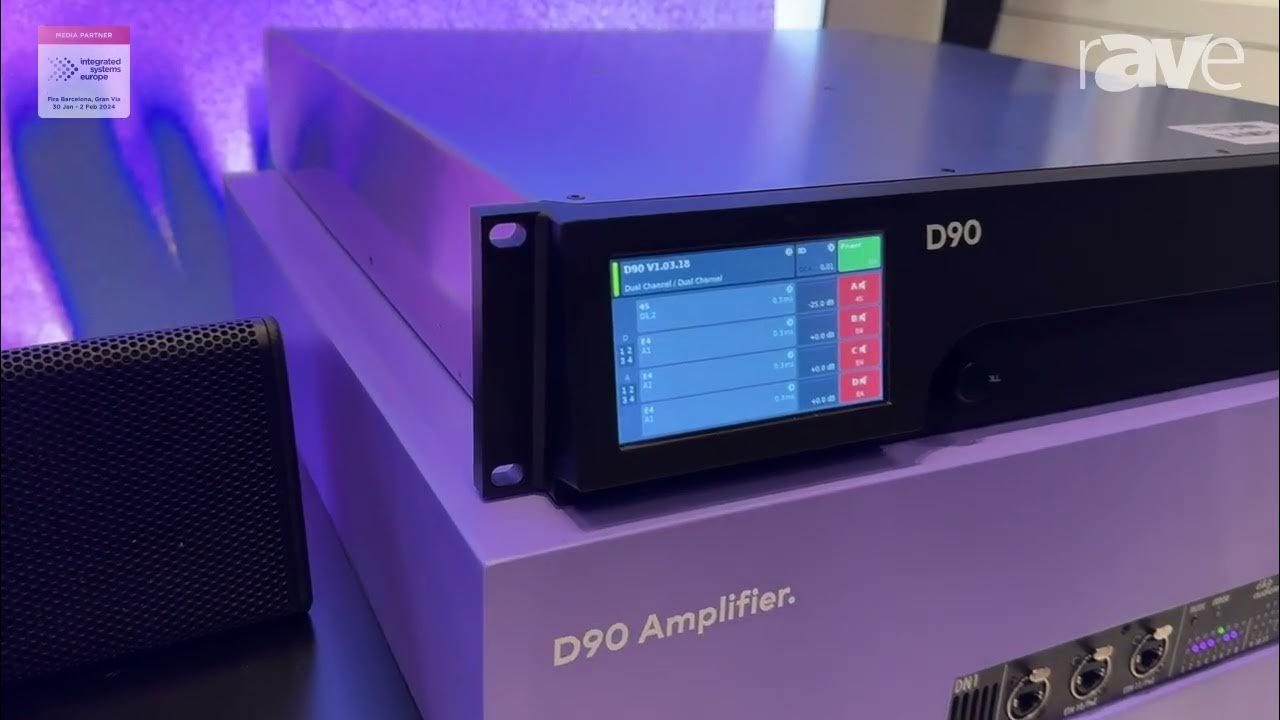 ISE 2024: d&b Audiotechnik Shows D90 Amplifier, Maximum Output Voltage & Digital Signal ...