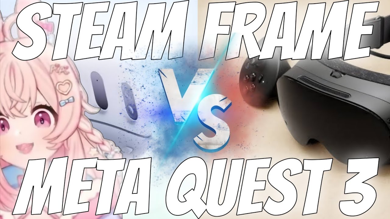 STEAM FRAME VS META QUEST 2 AND GRIFFIN WATCHES A VTUBER - YouTube