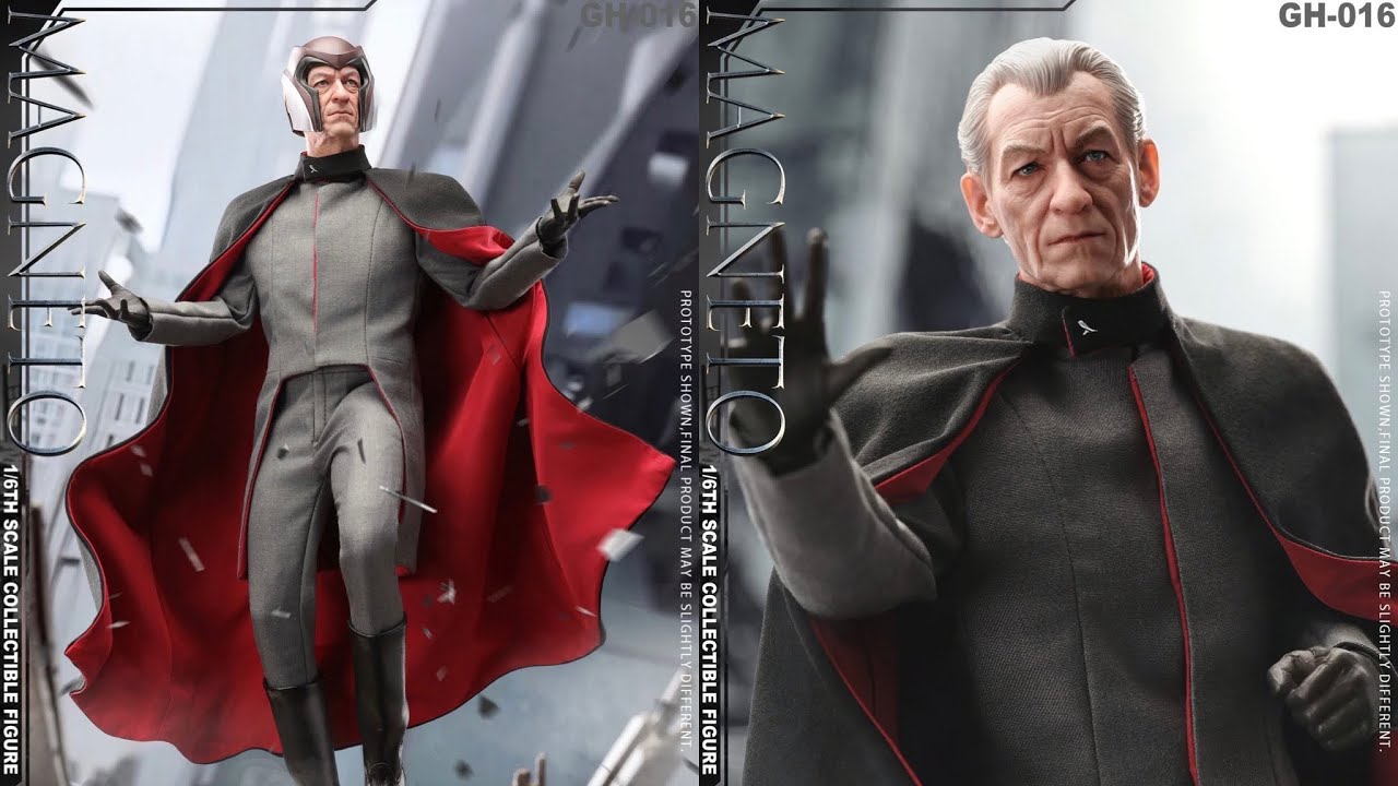 New Magneto 1/6 scale action figure revealed by Ghost toys - YouTube