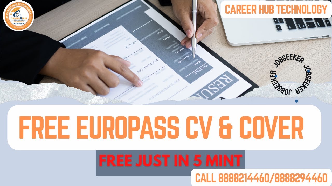 Create Free Best CV for Europe | Europass CV for Europe jobs | Europass ...