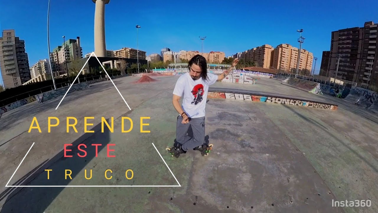 👆APRENDE ESTE INCREÍBLE TRUCO EN PATINES EN LÍNEA 👆 - YouTube
