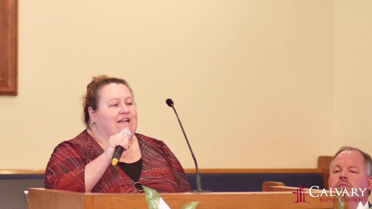 "Hallelujah, What A Savior!" given by Amy Cash - YouTube