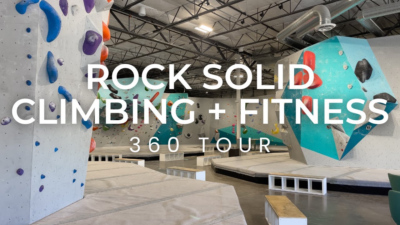 Rock Solid Climbing - 360 Degree Tour - YouTube