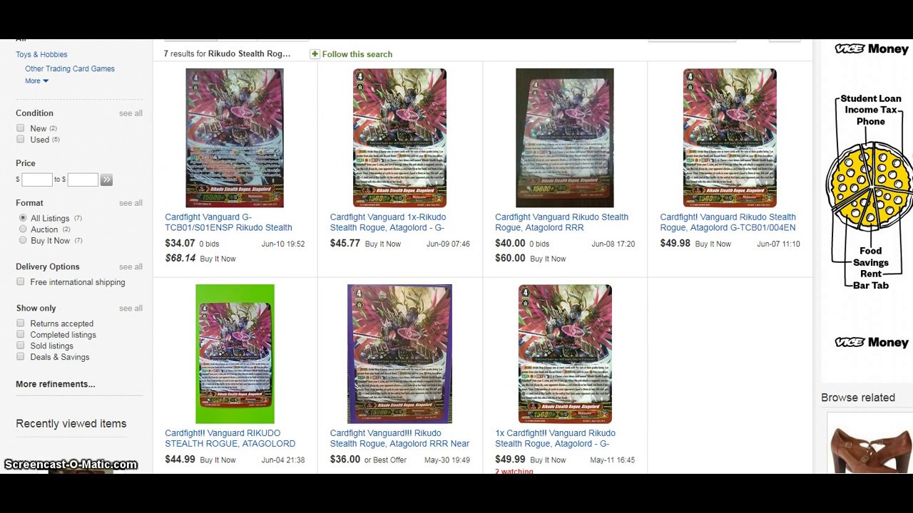 Cardfight!! Vanguard Market Watch - (6/15/2017) - $6 Common? Morfessa ...