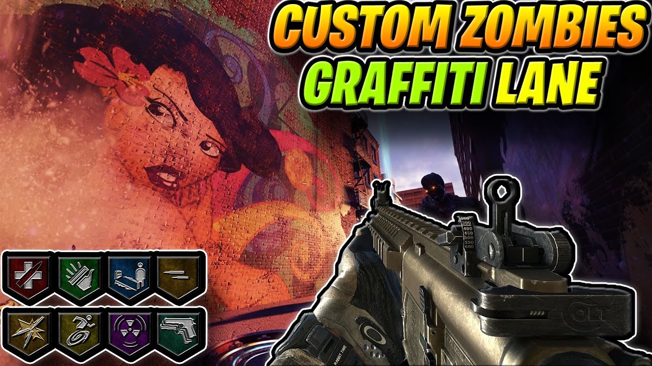 Escaping From The Graffiti Town!... || GRAFITI LANE || Call of Duty ...