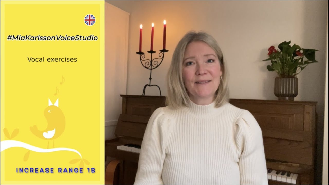 Vocal exercise! Increase range 1b - get a few more notes on either end ...