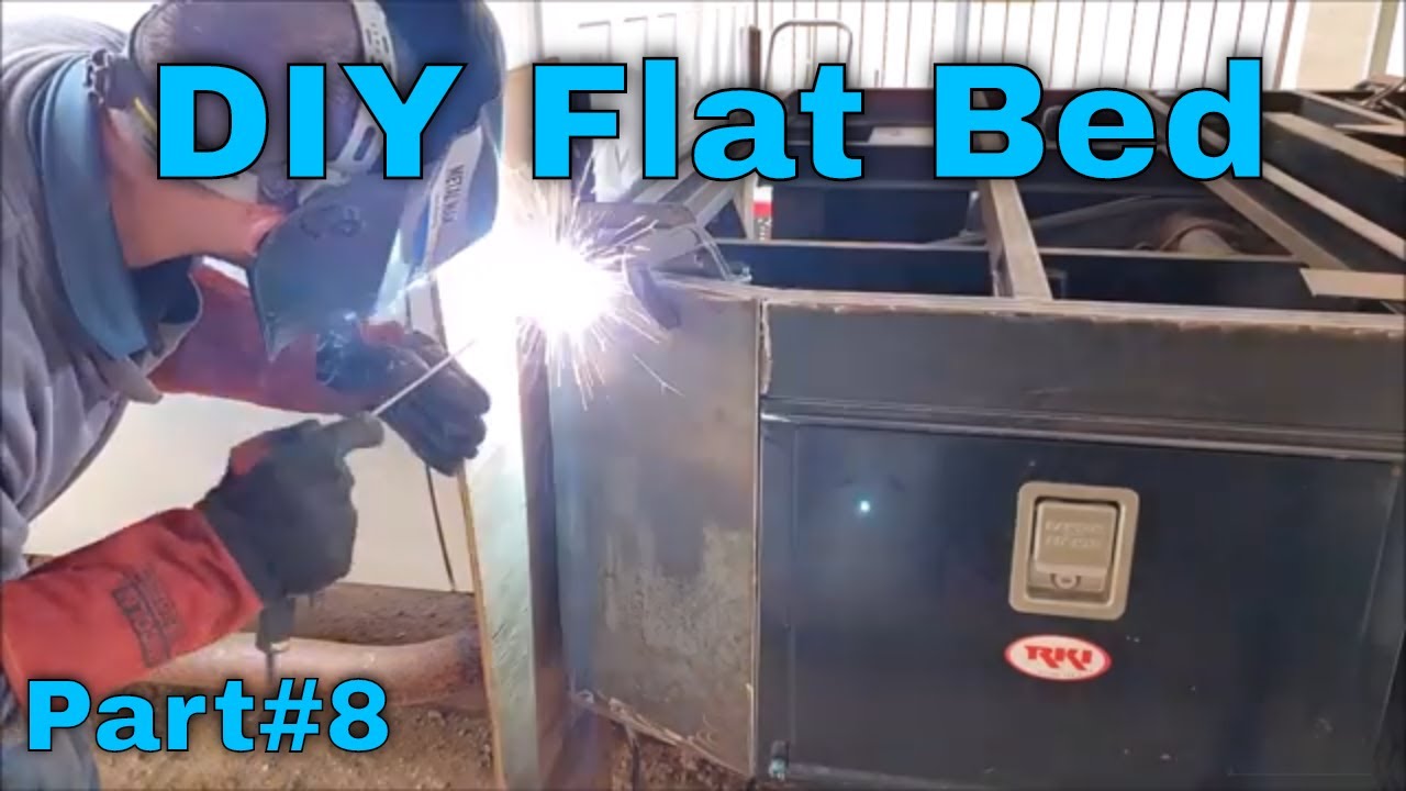 HOW TO BUILD A FLATBED FOR PICKUP PART 8 3500HD DIY DUALLY FLATBED HOW ...