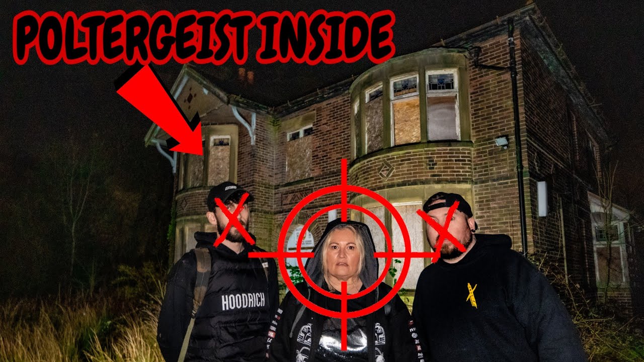 SHE WAS TERRIFIED | SHADOW MAN CHASED HER OUT THE HAUNTED HOUSE - YouTube