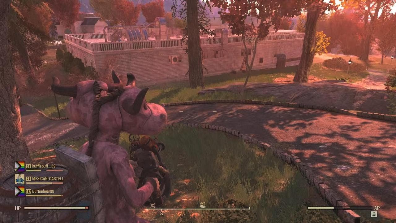 When cows fly in Fallout 76 - YouTube