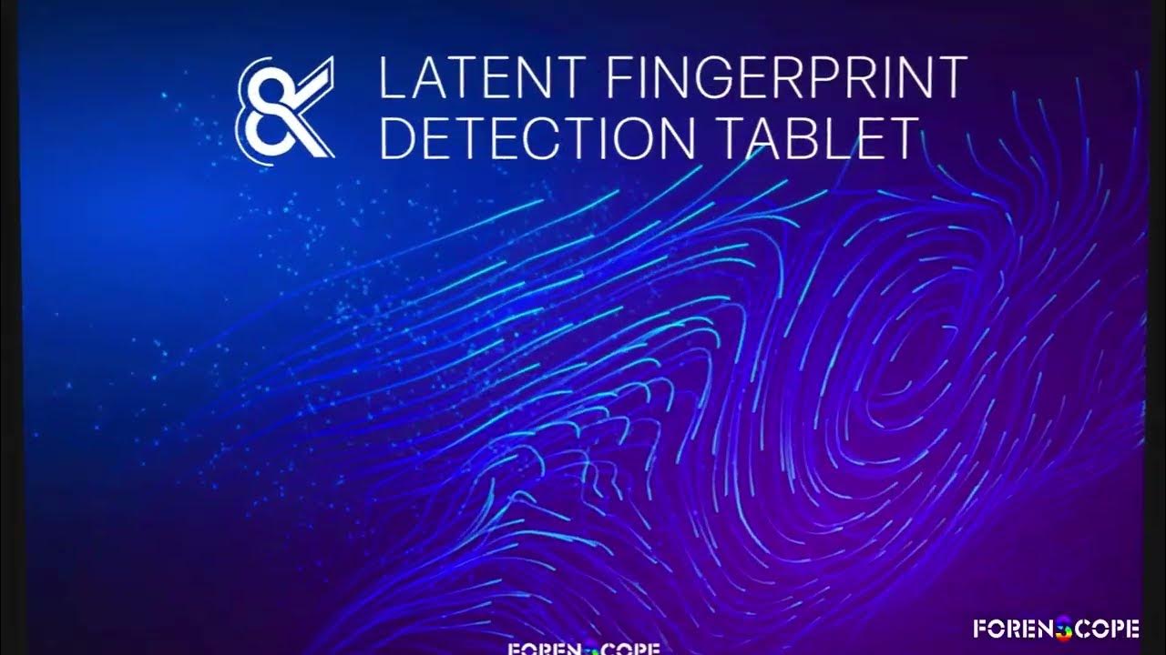8K Latent Fingerprint Detection Tablet - YouTube