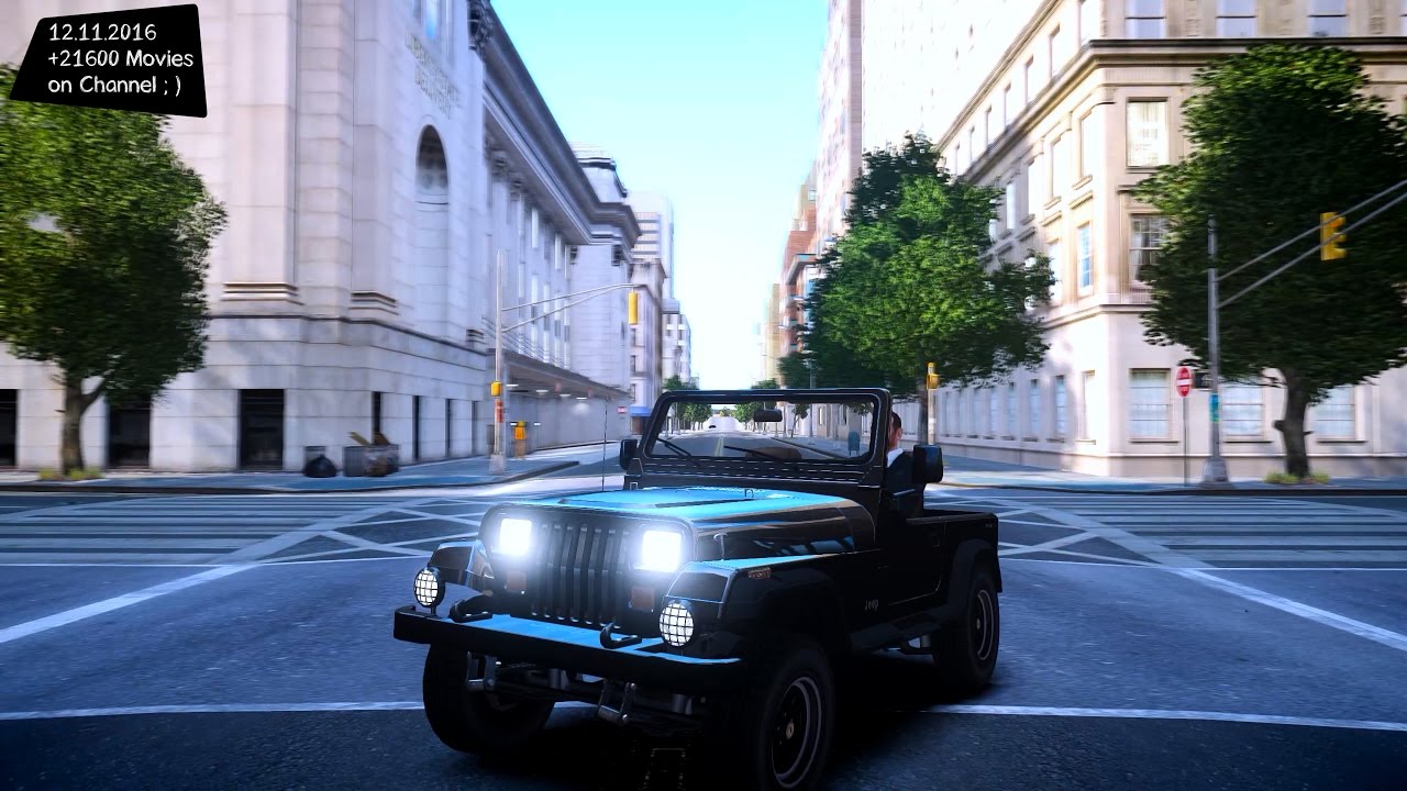 1988 Jeep Wrangler - GTA IV MOD ENB | 2.7K / 1440p ! _REVIEW - YouTube