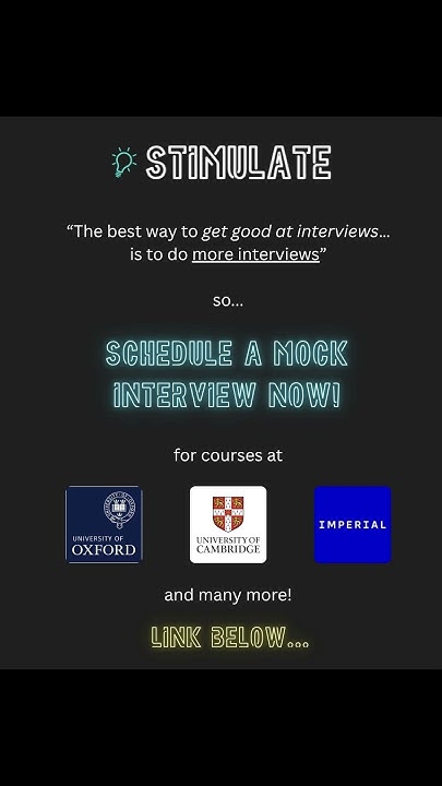 🔥Secure a Mock Interview NOW - Practice like it's the real thing! #mockinterview #cambridge # ...