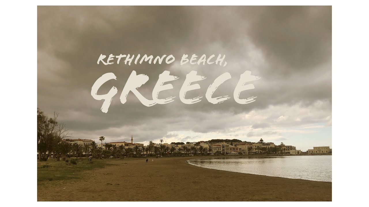 RETHYMNON BEACH TO LIGHTHOUSE APRIL 10, 2023 I 4K WALKING TOUR - YouTube
